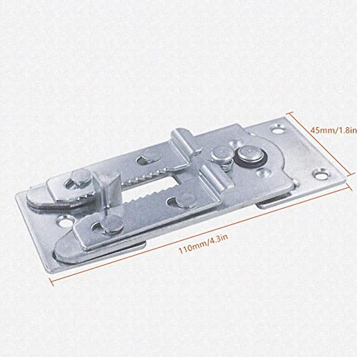 Sectional Sofa Connector, Tiberham 2 Pcs Snap Style Couch Sofa Clips Furniture Connector, Heavy Duty Metal Snap Interlocking Clip Connecting Bracket