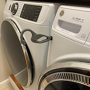 Prop and Stop Swan (Original US Brand) Front Load Washer Door Holder: Helps Your Washer Dry Properly - Prevents Odors (Grey Silicone Rubber)