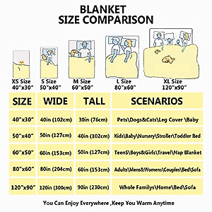 Funny Ramen Noodle Blanket - Plush Lightweight Fuzzy Food Throw for Ramen Lovers - Chicken Flavor, 40"x50"