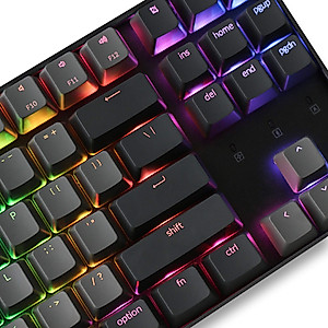 Keychron K8 Hot-swappable Wireless Bluetooth 5.1/Wired USB Mechanical Gaming Keyboard, Tenkeyless 87 Keys Computer Keyboard with Gateron G Pro Brown Switch RGB Backlight N-Key Rollover for Mac Windows
