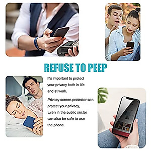 [2 Pack] Privacy Screen Protector for iPhone 11 Pro Max/iPhone Xs Max Anti-Spy Tempered Glass Film Upgrade 9H Hardness Case Friendly Easy Installation Bubble Free 3D Touch Support [6.5 inch]