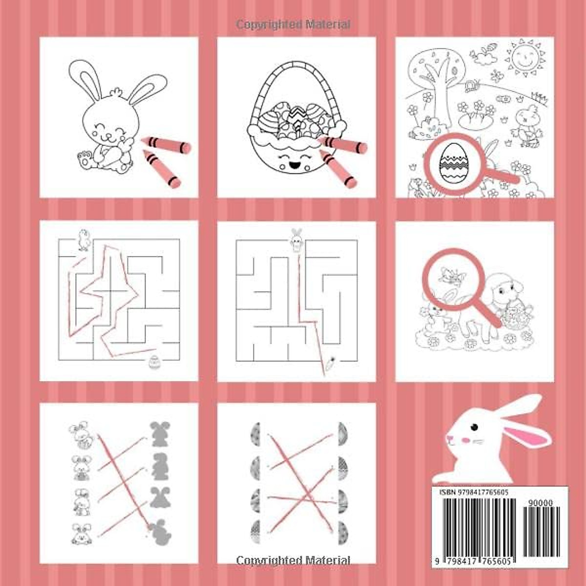 Easter Basket Stuffers: Easter Activity Book for Toddlers: Coloring, Easy Mazes, Spot the Differences, Find Eggs, Matching. Best Gift Idea for Kids Ages 2-5 (Easter Basket Stuffers for Toddler)