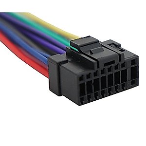Compatible with Alpine CDE-9881 Aftermarket Stereo Radio Receiver Replacement Wire Harness Cable