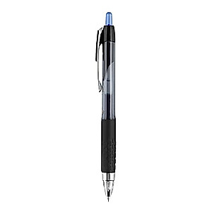 uni-ball 207 Retractable Gel Pens, Ultra Micro Point (0.38mm), Blue, 12 Count