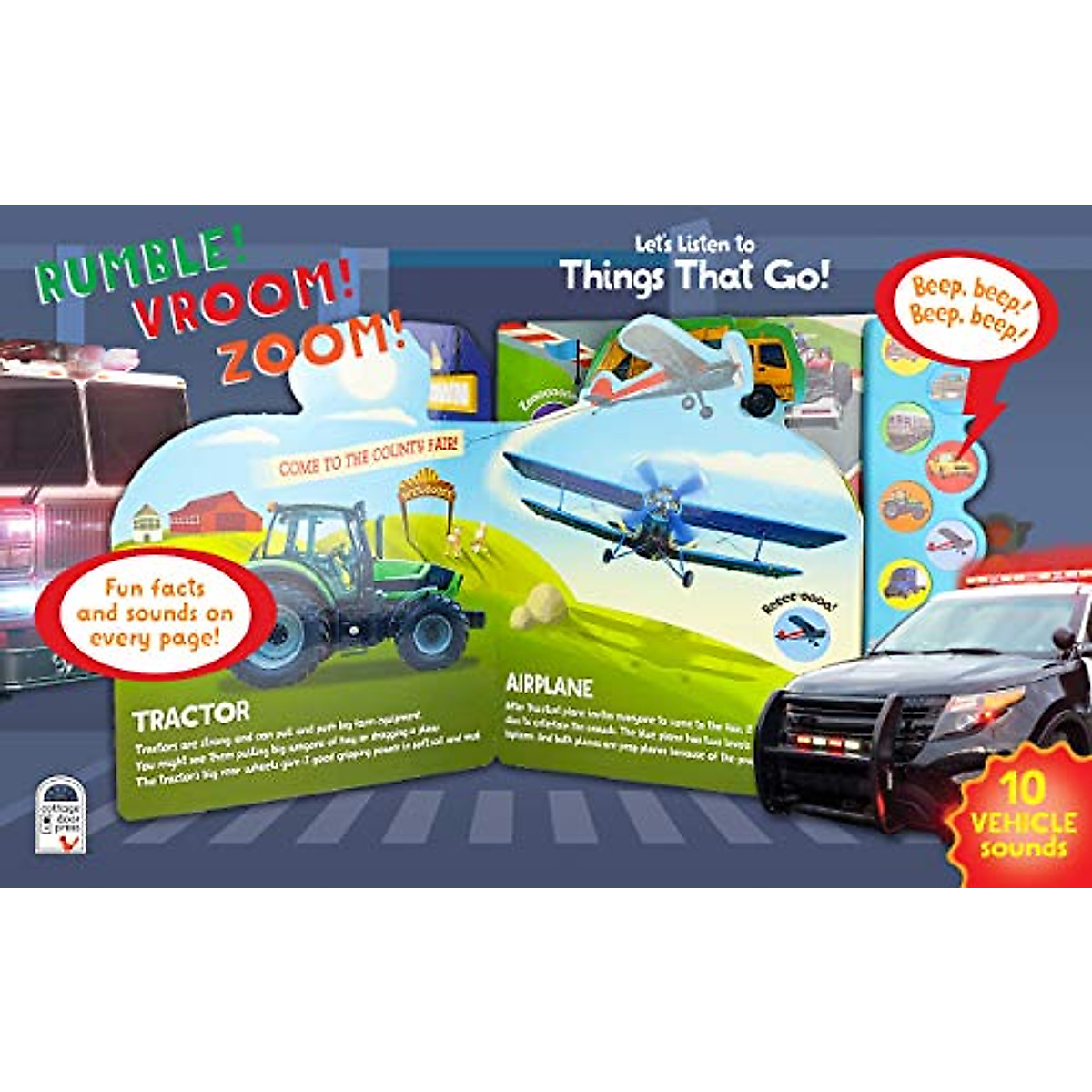 Rumble! Vroom! Zoom!: Let's Listen to Things That Go!