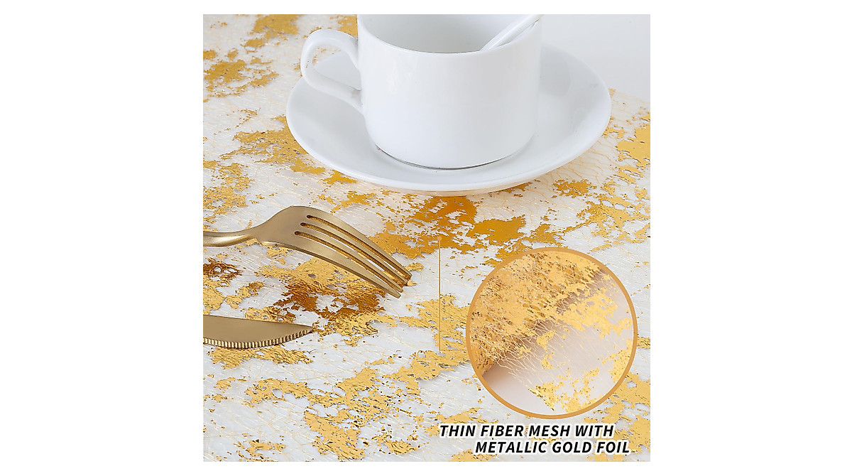 Elegant Gold Table Runner for All Occasions