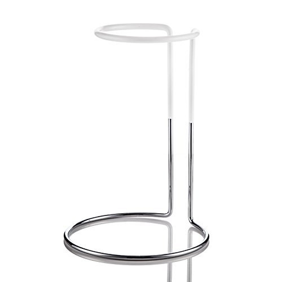 Wine Decanter Drying Stand with Rubber Coated Top to Prevent Scratches