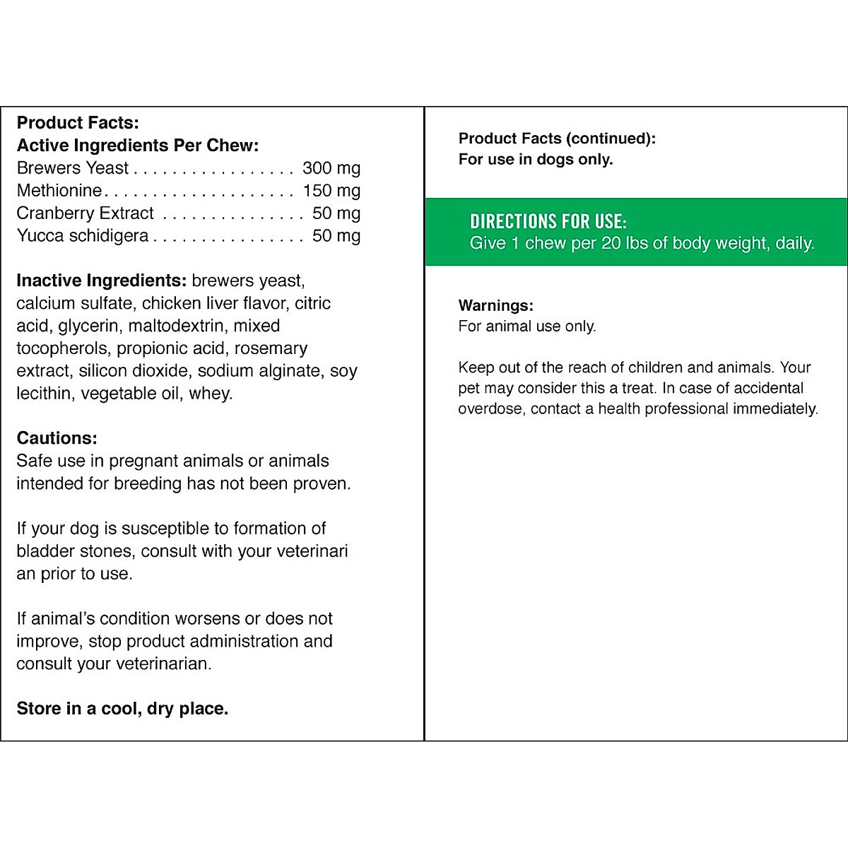 Pet Naturals Lawn Aid Dog Urine Neutralizer for Lawn - 60 Chicken-Flavored Chews - Healthy Dog Treats for PH Balance in Urine Maintain Green Grass and Support Bladder & Urinary Tract Health​