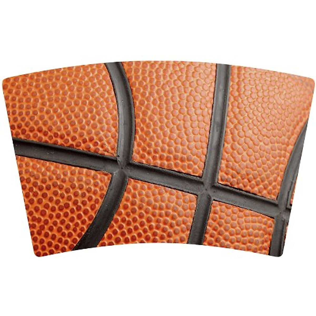 Mugzie "Basketball Closeup" Stainless Steel Travel Mug with Insulated Wetsuit Cover, 20 oz, Orange