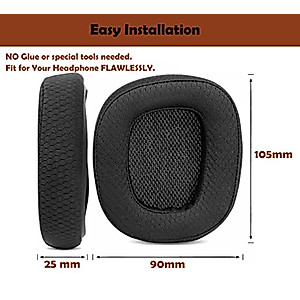 DowiTech Noise Isolation Headset Ear Cushions Replacement Ear Pads Headphone Earpads Compatible with Logitech G935 G933 G633 G533 G233 Wireless Gaming Headphone