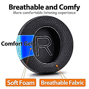 AW510H Earpads - Compatible with AW510H AW 510H Headset I Comfort Gel Breathable Mesh Replacement Ear Cushion (Gel Breathable Mesh)