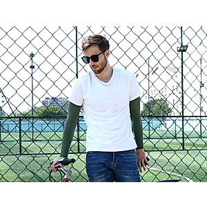 HOPESHINE Arm Sleeves UV Sun Protection Cooling UPF 50+ 4-Pairs for Men Women Cycling, Golf, Outdoor Sports