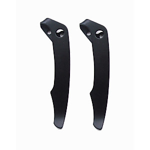 2 pcs EDC Deep Carry Pocket Clip for Voyager Knife Pocket Knife Clip Folding Knife Screw Clips for Knife Maker and DIY Folding Knives with 6 Screws