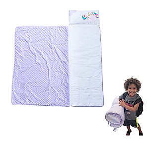 4 PCS Crib Bedding Set for Girls/Toddler Bedding Set with Changing pad Included. Multiple Usage Baby Girl Nursery Bedding Set- Unicorn Nursery Bedding- Nap mat for Preschool- Crib Sets for Girls