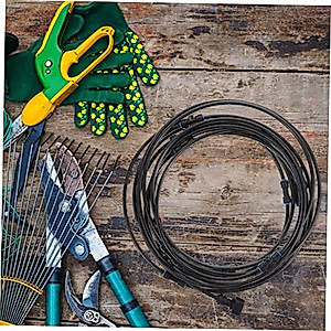 Yardenfun 1 Set Patio Misting System Outdoor Trampoline Outdoor Hose Misting Cooling System Trampoline Water Sprinkler Outside Patio Misters Trampoline Cooling Tool Garden Water Sprinkle Set