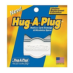 HUG-A-PLUG DUAL OUTLET WALL ADAPTER, 6PK, IVORY