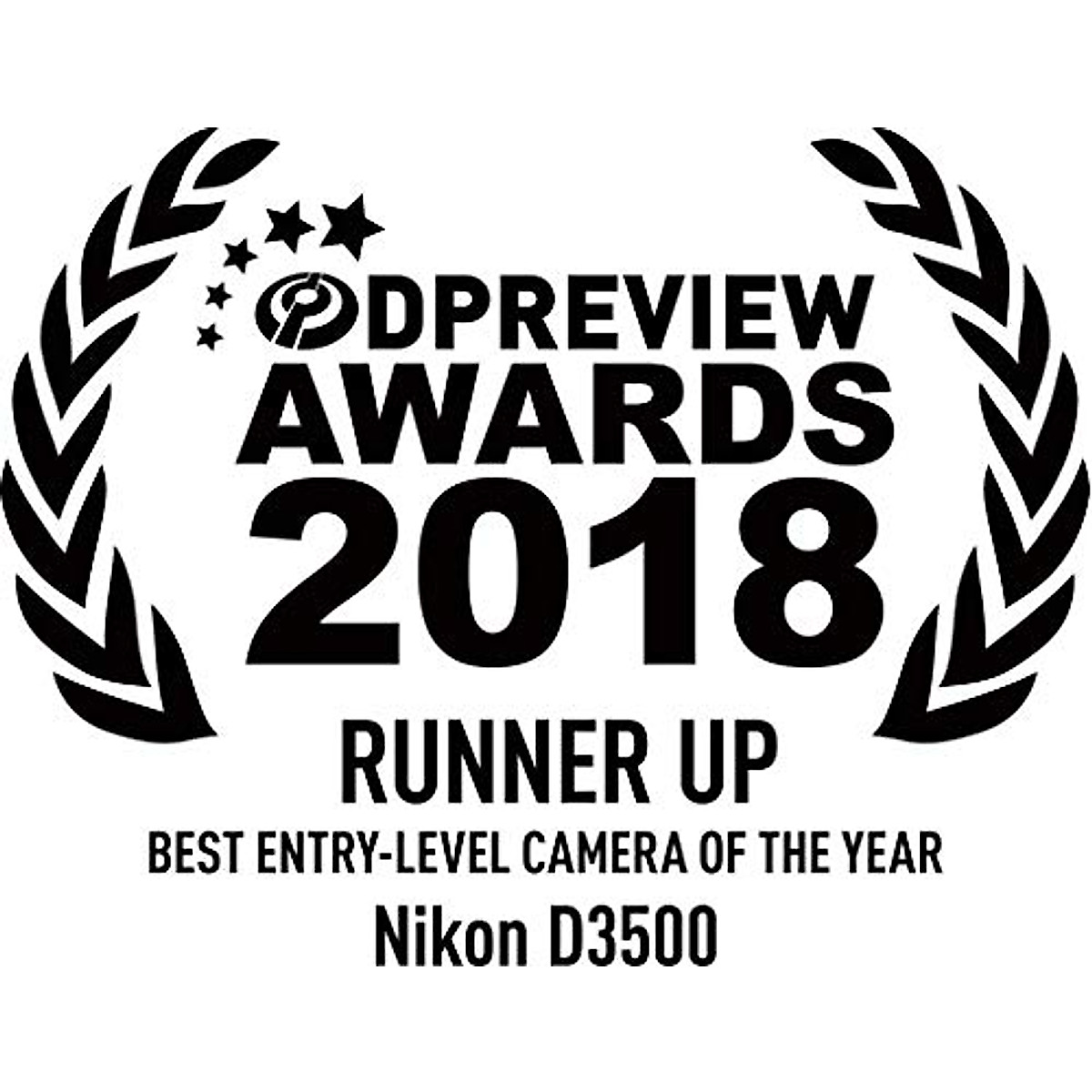 Nikon VBA550K001 D3500 + AF-P DX 18–55 VR Kit - Black