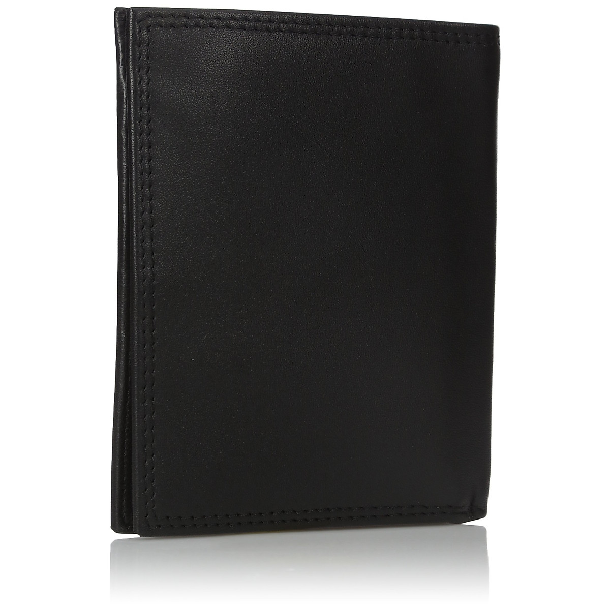 Buxton Men's Emblem wallets Credit Card Folio, Black, One Size