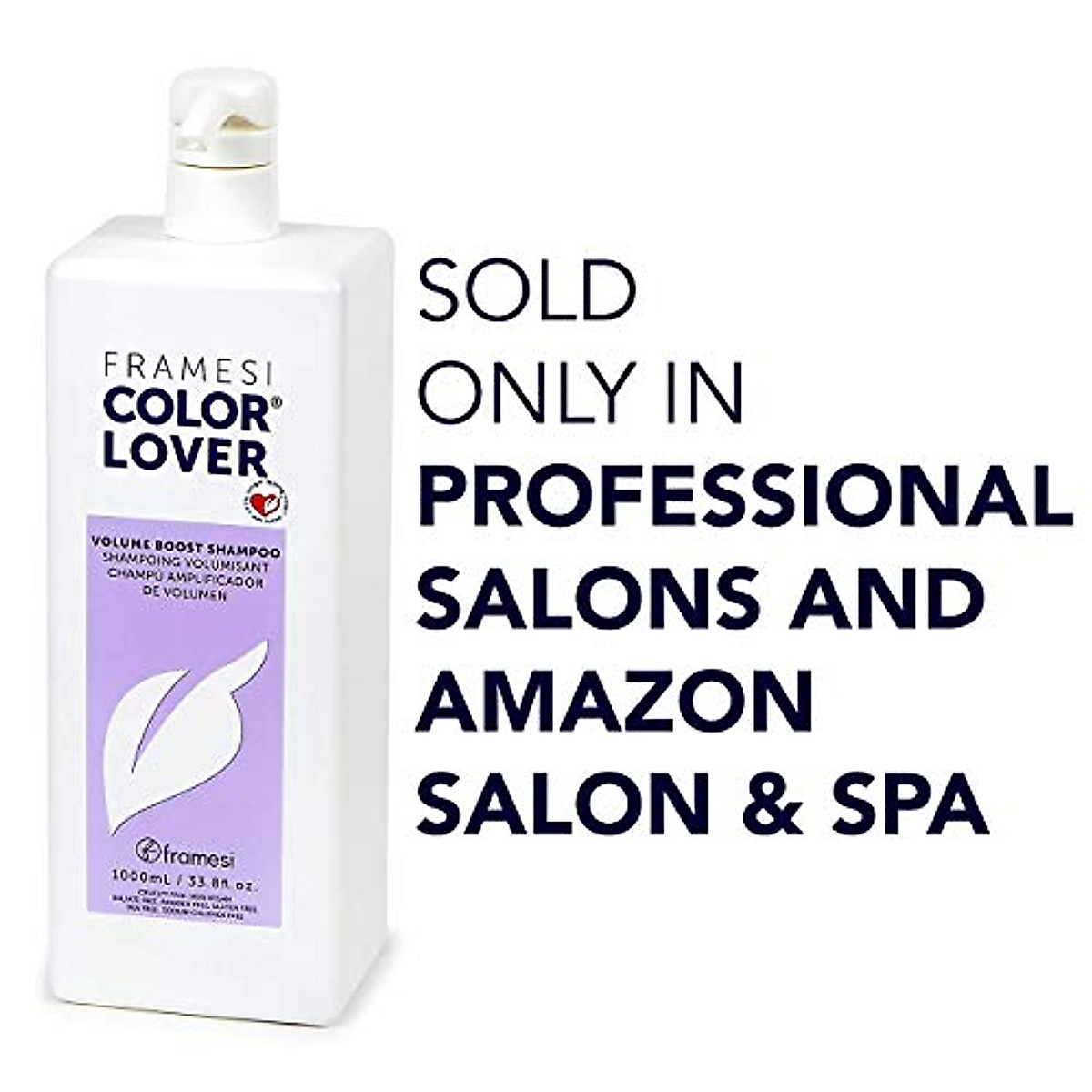 Framesi Color Lover Volume Boost Shampoo, 33.8 fl oz, Sulfate Free Shampoo with Quinoa and Aloe Vera, Color Treated Hair