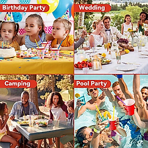 MAQIHAN 100pcs Colorful Drinking Straws - Cocktail Straws Drinking Straws disposable Stirrer Drinking Straws Bulk Party Straws 19x0.55CM for Women Men Adults for juice, cocktails.