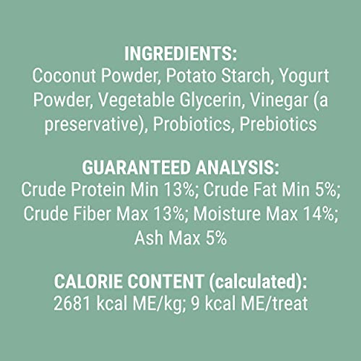 Cubits with Yogurt | Natural Training Treat | Loaded with Prebiotics and Probiotics | No Crumbs - No Sticky Mess | Gluten - Lactose - Soy - Grain Free | 3.5 oz per Pouch