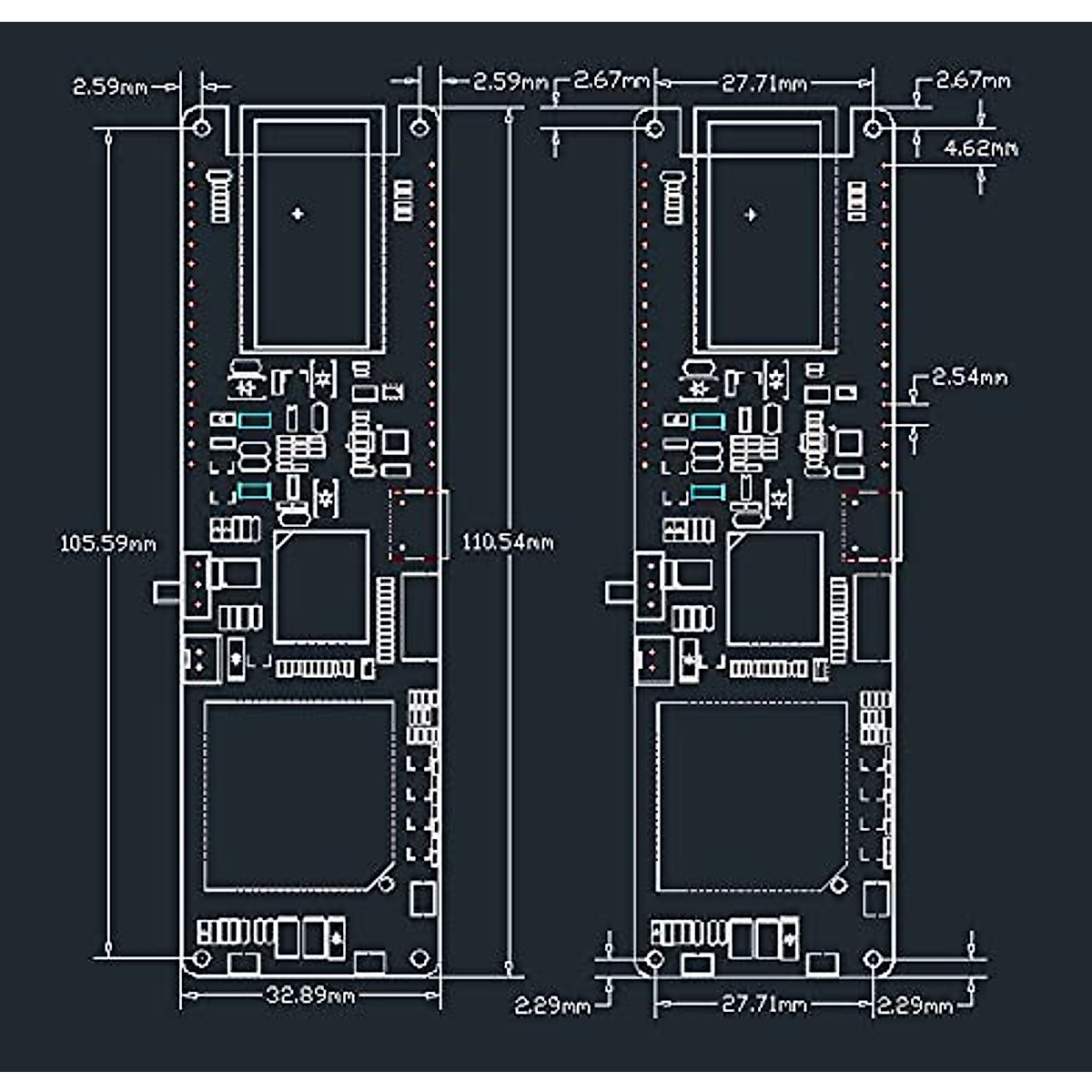 LILYGO T-SIM7000G ESP32-WROVER-B Solar Charge SIM GPS Antenna CH9102F 4MB 2G/NB TTGO Development Board