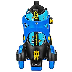 Roller Derby Fun Roll Adjustable Roller Skates for Beginners, Boys & Girls Small (7-11)