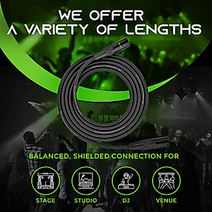 GearIT CAT6 Ethernet Cable, EtherCON-Compatible (6 Feet) RJ45 Connectors for Pro Audio, Aluminum Shielded, Oxygen Free Copper - 6 ft. - Black