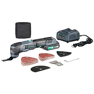 Amazon Brand - Denali by SKIL 20V Cordless Oscillating Multi-Tool Kit with 32 Piece Accessory Kit, 2.0Ah Lithium Battery, 2.4A Charger and Case