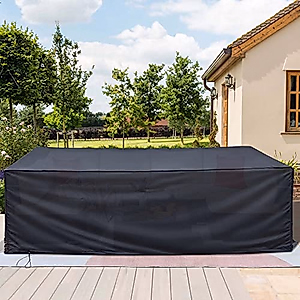 KAWIVAST Patio Furniture Covers Waterproof, Outdoor Furniture Cover, Outdoor Table Covers Waterproof Rectangle, Weatherproof Patio Sectional Cover, Outdoor Furniture Covers for Patio Furniture