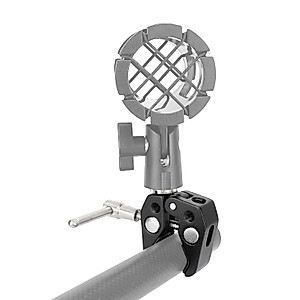 CAMVATE Super Crab Clamp with 5/8"-27 Thread Adapter for Microphones (2-Pack) - 3124