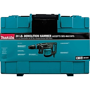 Makita HM1203C-R 20 lb. SDS-Max Demolition Hammer with Case (Renewed)