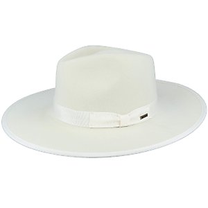 Brixton womens Jo Rancher Fedora, Off White, Medium US