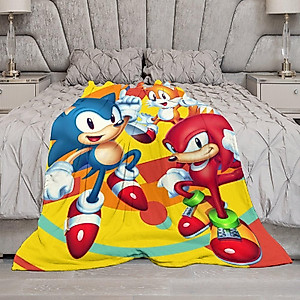 Cartoon Blanket Suitable for Sofa Living Room Warm and Soft for Boy Girls Teens Adult A Good Choice for Gifts