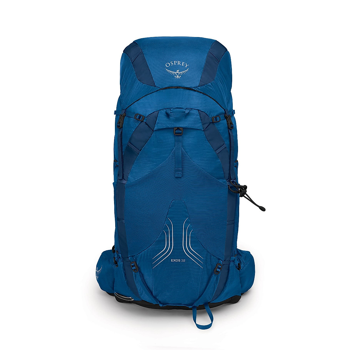 Osprey Exos 38L Men's Ultralight Backpacking Backpack, Blue Ribbon, L/XL