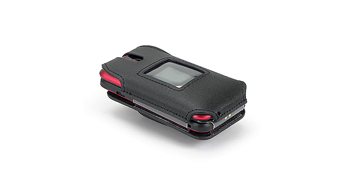 BELTRON Leather Case for Consumer Cellular Verve Snap