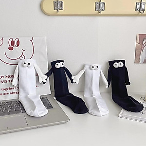 SLOUFIOL Holding Hands Cute Socks Magnetic Connection Doll Funny Christmas Birthday Gifts Idea