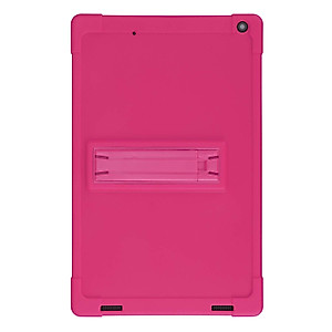 onn. 10.1" Tablet Case (Model: 100011886), [Kickstand] [Case for Kids] Shockproof Silicone Case Tablet Protective Bracket Stand Cover Case for ONN 100011886 10.1 inch Tablet (Rose Red)
