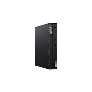 Lenovo ThinkCentre M70q Gen 3 11T3000VUS Desktop Computer - Intel Core i5 12th Gen i5-12400T Hexa-core [6 Core] 1.80 GHz - 8 GB RAM DDR4 SDRAM - 256 GB NVMe M.2 PCI Express PCI Express NVMe 4.0 SSD -