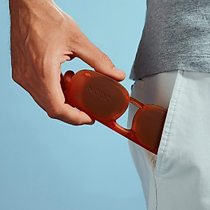 NOOZ Sunglasses polarized for Men and Women - 100% UV protection - Honey Color - with Compact Case - CRUZ Collection