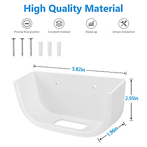 Outlet Wall Mount Holder for eero WiFi Router (eero Pro 6), Anbage Nest WiFi Bracket Compatible with eero WiFi Router, Two Installation Methods Easy to Install, Tidy Your Messy Wires