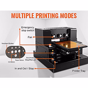 PEIXU A4 XP600 UVV DTG/DTF Printer with EPSON Technology | 2880dpi Precision for Phone Cases, Acrylic, Metal, Leather, Golf Balls & Bottles | Vacuum Suction Platform 22x33x15cm with Bottle Holder