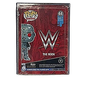 Funko Pop! WWE: The Rock Art Series Exclusive in Hard Protector