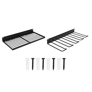 Power Tool Organizer, Larger Capacity Drill Holder Wall Mount, Heavy Duty Garage Tool Organizer and Storage, Tool Storage Rack for Garage Pegboard, Cordless Drill Charging Station, 2 Layer