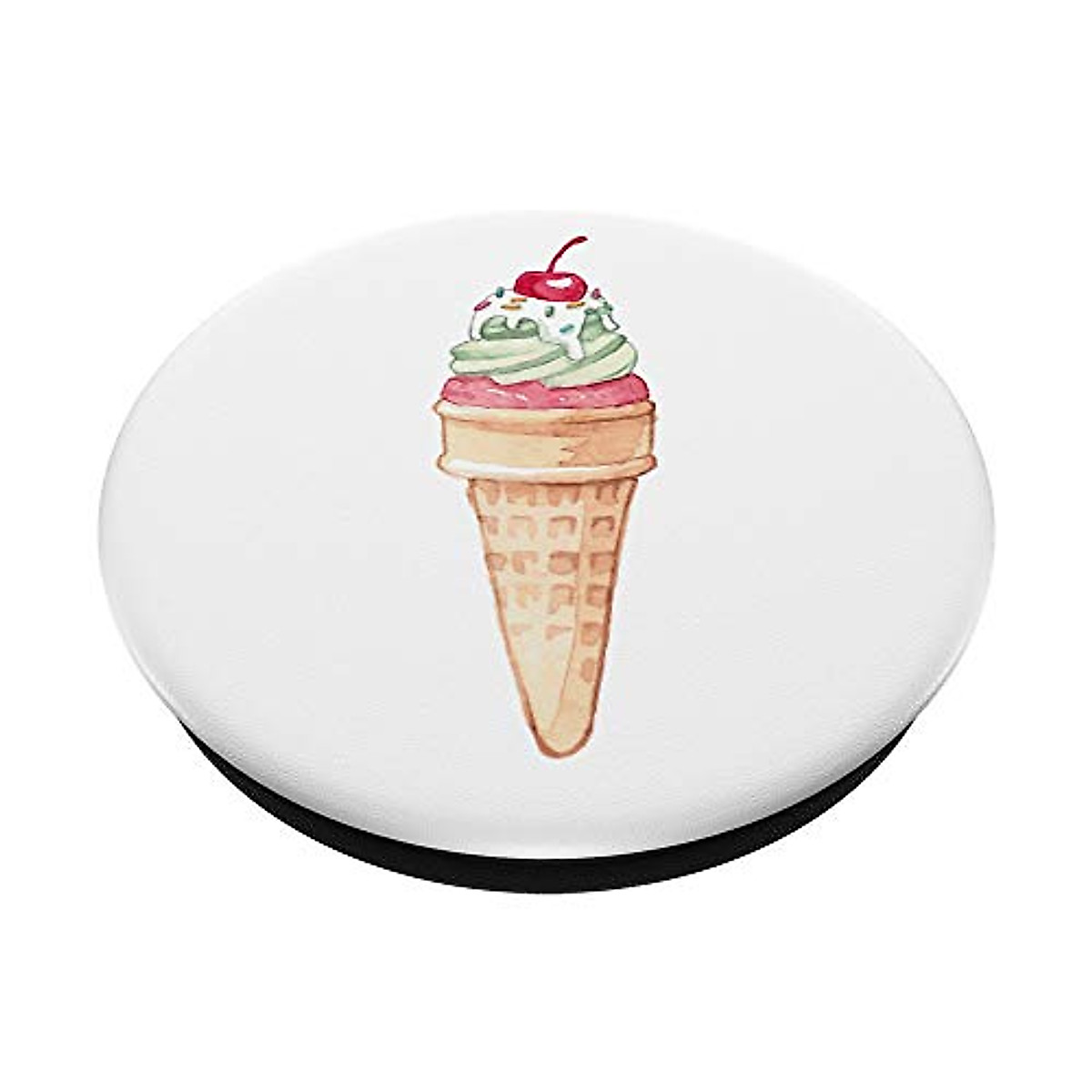 Watercolor Ice Cream PopSockets Grip and Stand for Phones and Tablets