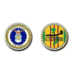 C-7 Caribou Vietnam US Air Force Challenge Coin