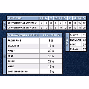 Ariat Female R.E.A.L. Mid Rise Stretch Whipstitch Boot Cut Jean Rainstorm 29