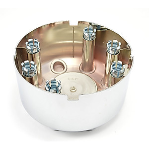 Set of 4 New Chrome 4x4 Open Wheel Center Caps for 2005-2017 Ford F350 Dually Truck