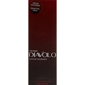 Antonio Banderas Diavolo Eau De Toilette Spray for Men, 6.7 Ounce