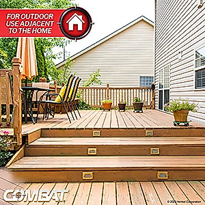 Combat Roach Killing Bait Stations for Small Roaches, Kills Roaches and Eggs, 12 Count